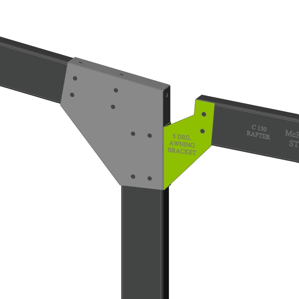 Awning Barn Bracket C150 -102Z 5 Degrees | McHugh Store