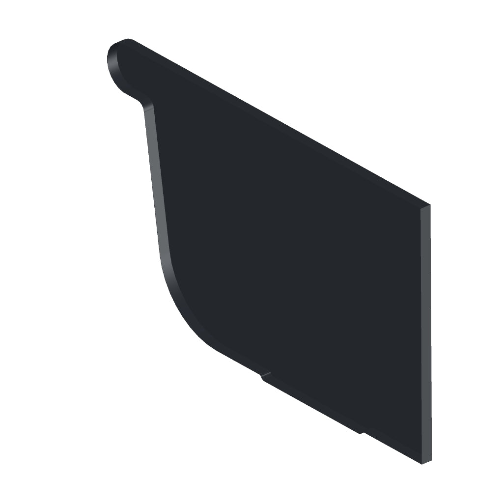 Stop End Quad Gutter 125 Left Hand Colorbond| McHugh Store